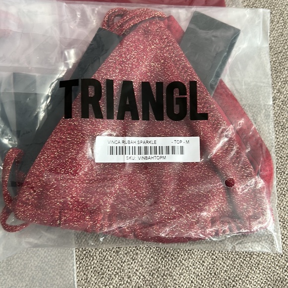 triangl swimwear | Swim | New Triangl Vinca Rubah Sparkle Set | Poshmark